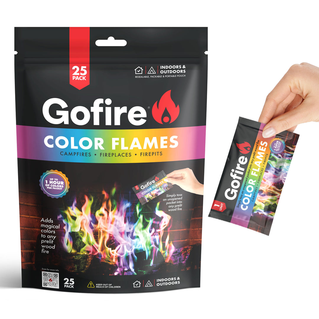 Colored Flames for Campfires, Fire pits & Fireplaces – Gofire - #1 Fire ...