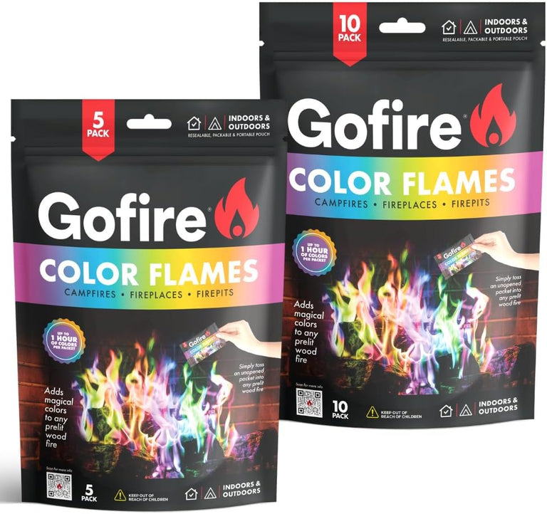 Colored Flames for Campfires, Fire pits & Fireplaces – Gofire - #1 Fire ...
